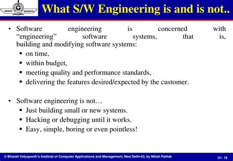 PPT Software Engineering Introduction Software Requirements Analysis Specifications UNIT I