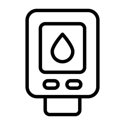 A Sugar Testing Medical Device Glucometer Icon 40208198 Vector Art At Vecteezy