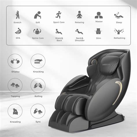 Bosscare Zero Gravity Shiatsu Full Body Sl Track Massage Chair With
