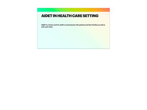 Aidettool For Effective Communication For Satisfaction Pdf