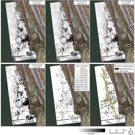 Part Of The Time Slice Sequence Obtained From The Gpr Survey Of 2015