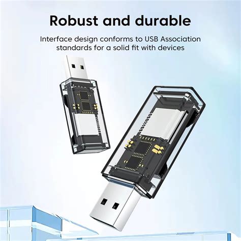 OTG Converter USB To SD TF 2 In 1 Multi Function Transparent Card Reader Alexnld Com