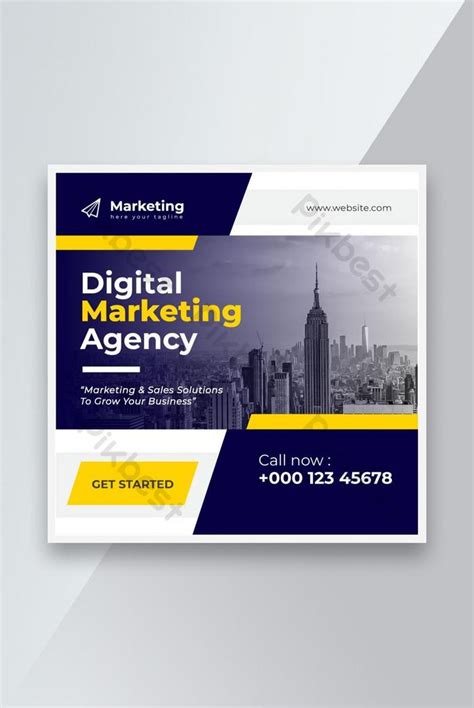 Digital Marketing Social Post Template Design Ai Free Download Pikbest