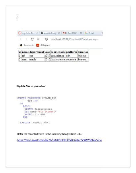 Asp Net Stored Procedure Manual Pdf