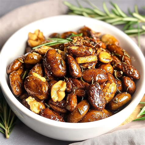 Amazing Rosemary Roasted Mixed Nuts For Delicious Snacking