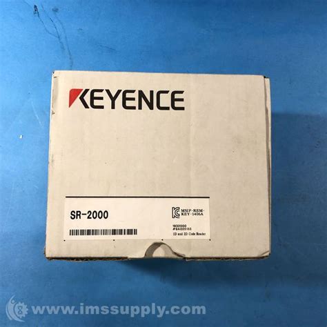 Keyence Sr 2000 1d2d Code Reader Ims Supply