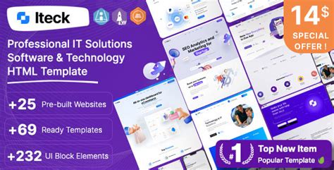 HTML Technology Website Templates ThemeForest