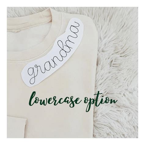 Pdf Stick And Stitch Grandma Neck Embroidery Sticker Curved Collar Diy