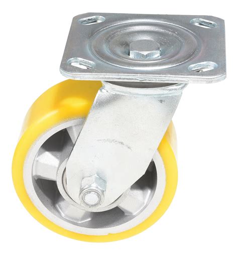 vestil cst py 5x2pua s polyurethane swivel caster material handling