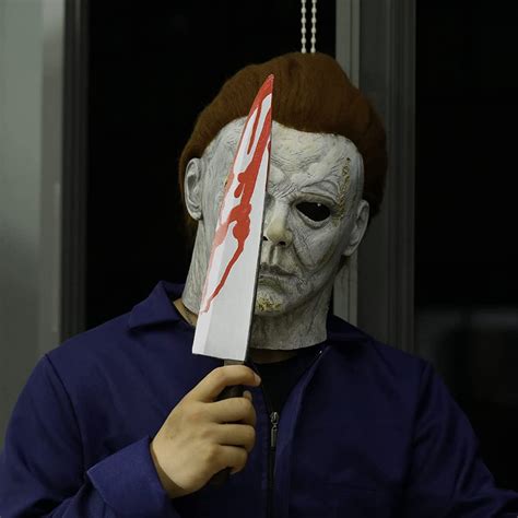 Buy Michael Myers Mask Led Light Up For Micheal Myers Mask Scary