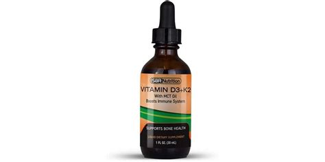 Max Absorption Vitamin D3 K2 Mk 7 Liquid Drops With Mct Oil