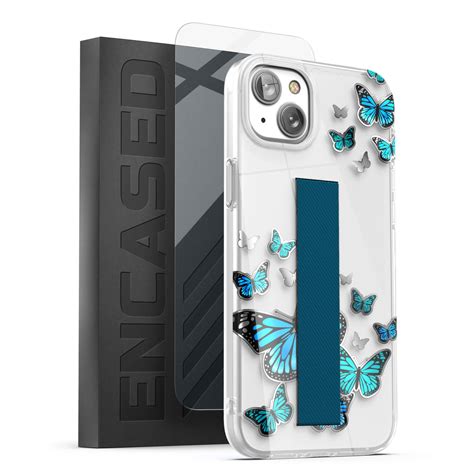 Encased Loop Case With Screen Protector For Iphone 14 Plus Silver