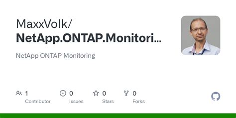 github maxxvolk netapp ontap monitoring netapp ontap monitoring