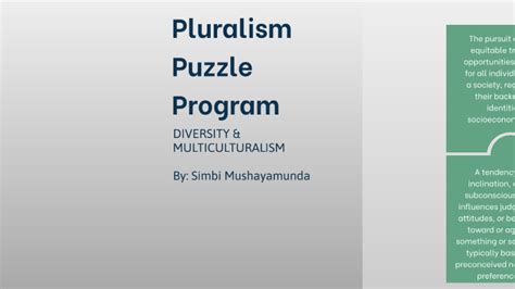 pluralism puzzle program by simbisoyashe mushayamunda on prezi