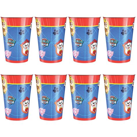 Paw Patrol Paper Cups 8 Pack Wilko