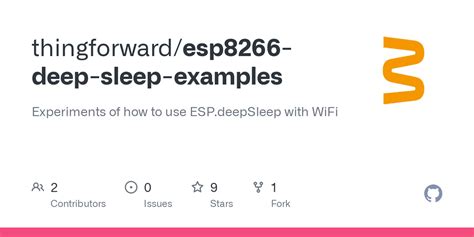 Github Thingforwardesp8266 Deep Sleep Examples Experiments Of How