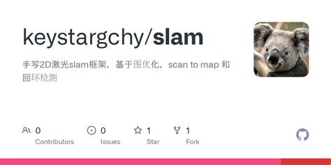 GitHub keystargchy slam 手写 D激光slam框架基于图优化scan to map 和回环检测