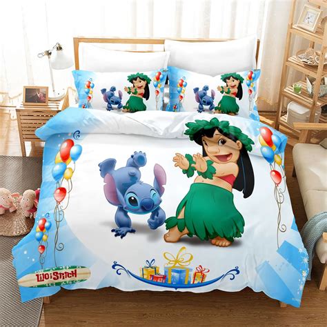 Parure De Lit Lilo Et Stitch En Costume Hawaiien Ma Parure