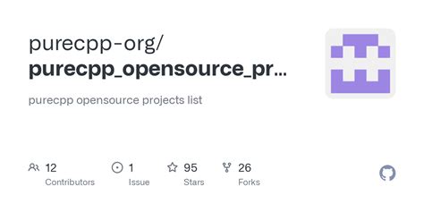 Github Purecpp Orgpurecppopensourceprojects Purecpp Opensource