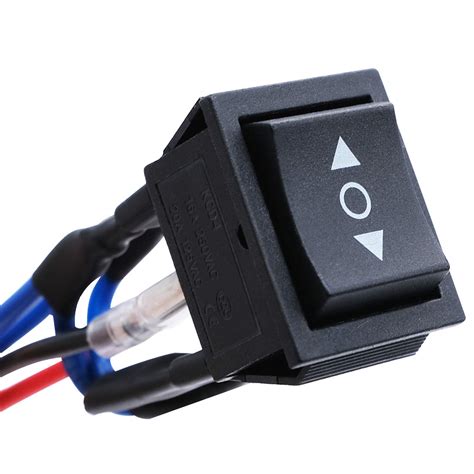 Buy Mxuteuk Wired Latching Rocker Switch ON Off ON DC 12V 10A 6 Pin