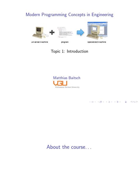 Modern Programming Concepts In Engineering Topic 1 Introduction Pdf Virtual Machine
