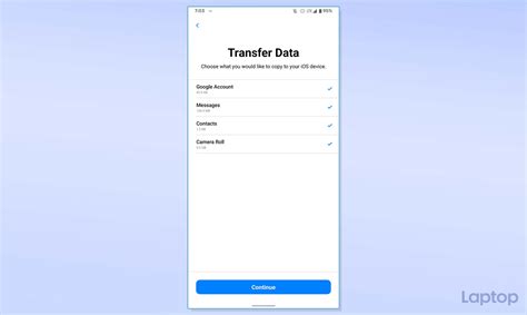 How To Move Your Data From An Android Phone To An Iphone Laptop Mag