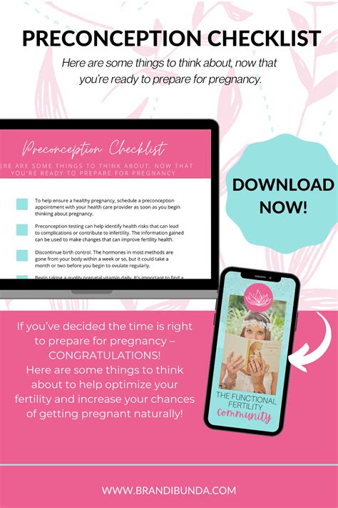 Preconception Checklist
