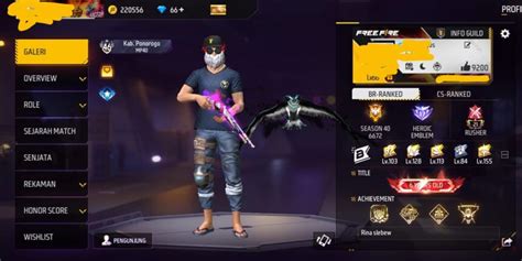 Buruan Klaim Akun FF Sultan Gratis Maret Full Item Premium Dan Skin Langka