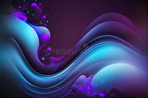 Abstract Blue And Purple Curve Line Shapes Wave Background Stock Illustration Illustration Of