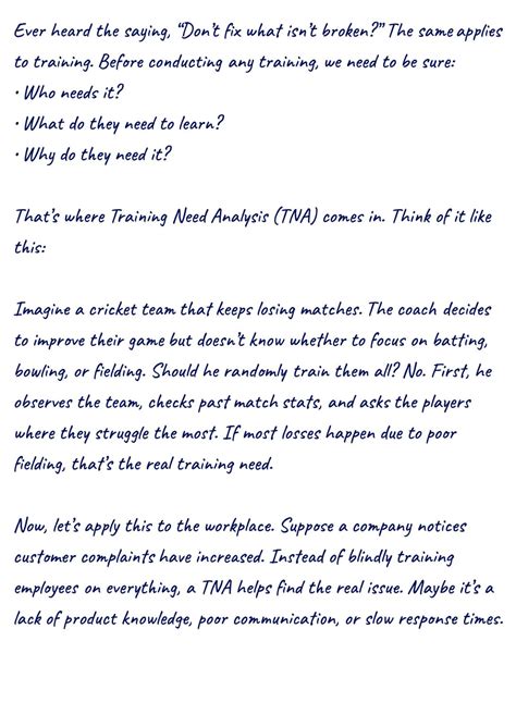 Trainingneedanalysis Learninganddevelopment Workplacetraining Lnd Sanjeev Singh