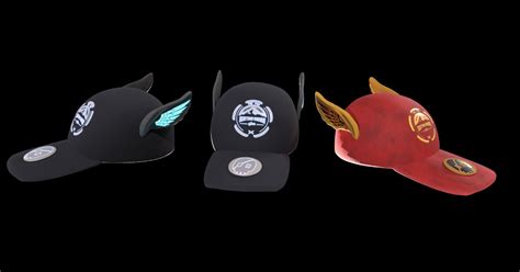 Winged Cap Props Unity Asset Store
