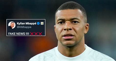 Fake News Its Becoming So Predictable Kylian Mbappe On Rumour