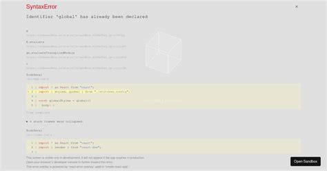 Stitches CI CRA Codesandbox