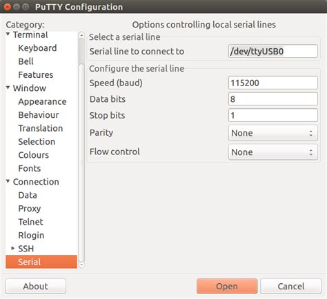 Файл Putty Serial Settings Png — Wiren Board