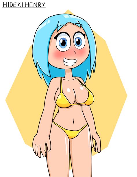 Rule 34 Aqua Eyes Aqua Hair Ayano Hideki Henry Bikini Blue Eyes Blue Hair Blush Breasts