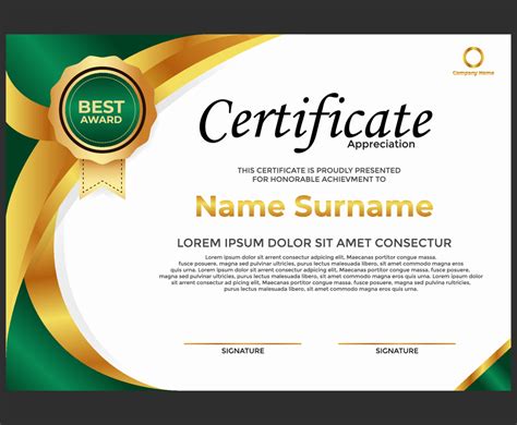 Seminar Certificate Template