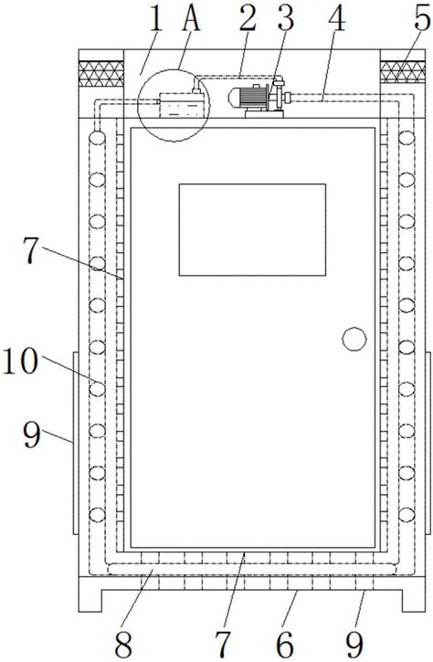 一种用于PLC控制柜的冷却系统的制作方法