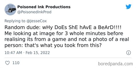 Gamer Doesnt Understand Why Female Video Game Character Has A Beard Gets Babeed With 35