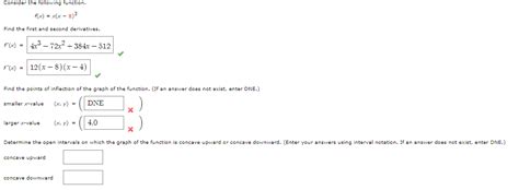 Solved Consider The Following Function F X X X8 3 Find Chegg Com