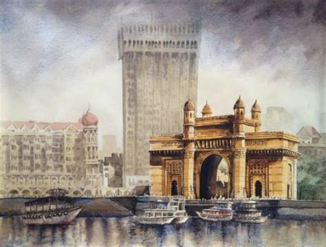 Landmarks Of Mumbai The Gateway Of India From The Collection Of