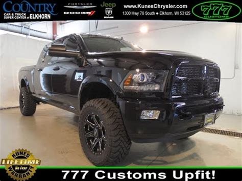 2015 Ram 2500 Lifted 777 Customs Blacked Out Youtube