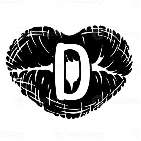 Kiss Mark Kissing Lips A Z For Valentines Day 45819602 Png