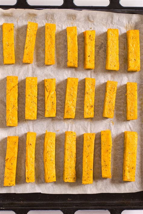 Crispy Polenta Fries Recipe Healthy Plant Based Side Dish The Holy Mess