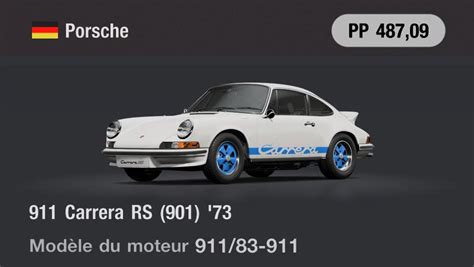 Porsche 911 Carrera RS 901 73 Gran Turismo 7