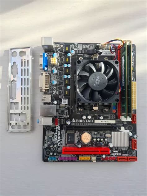 BIOSTAR A55MD2 MOTHERBOARD AMD A4 4000 CPU 8GB DDR3 1333MHz RAM Bundle