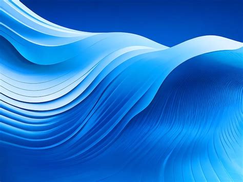 Premium Photo Abstract Blue Background With Flowing Lines Dynamic Waves