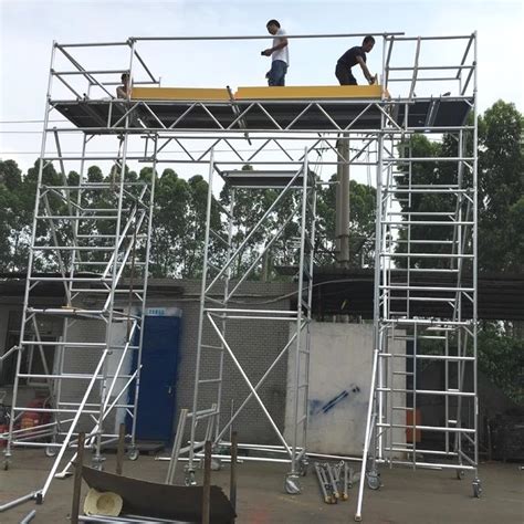 Mobile Scaffolding With Long Working Platform From China Manufacturer DRAGON STAGE