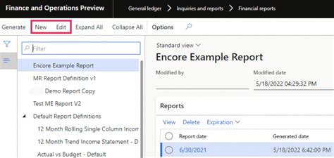 How To Do Financial Reports In D365 Finance And Operations Encore Business Solutions