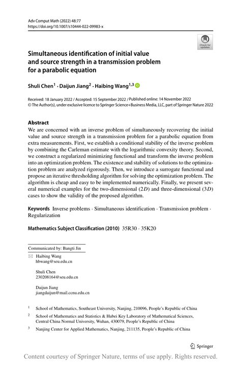 Simultaneous Identification Of Initial Value And Source Strength In A Transmission Problem For A