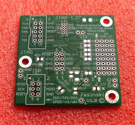 4X ADAPTERPLATINE MINI FÜR Snap Programmer PG164100 unbestückt HALbf